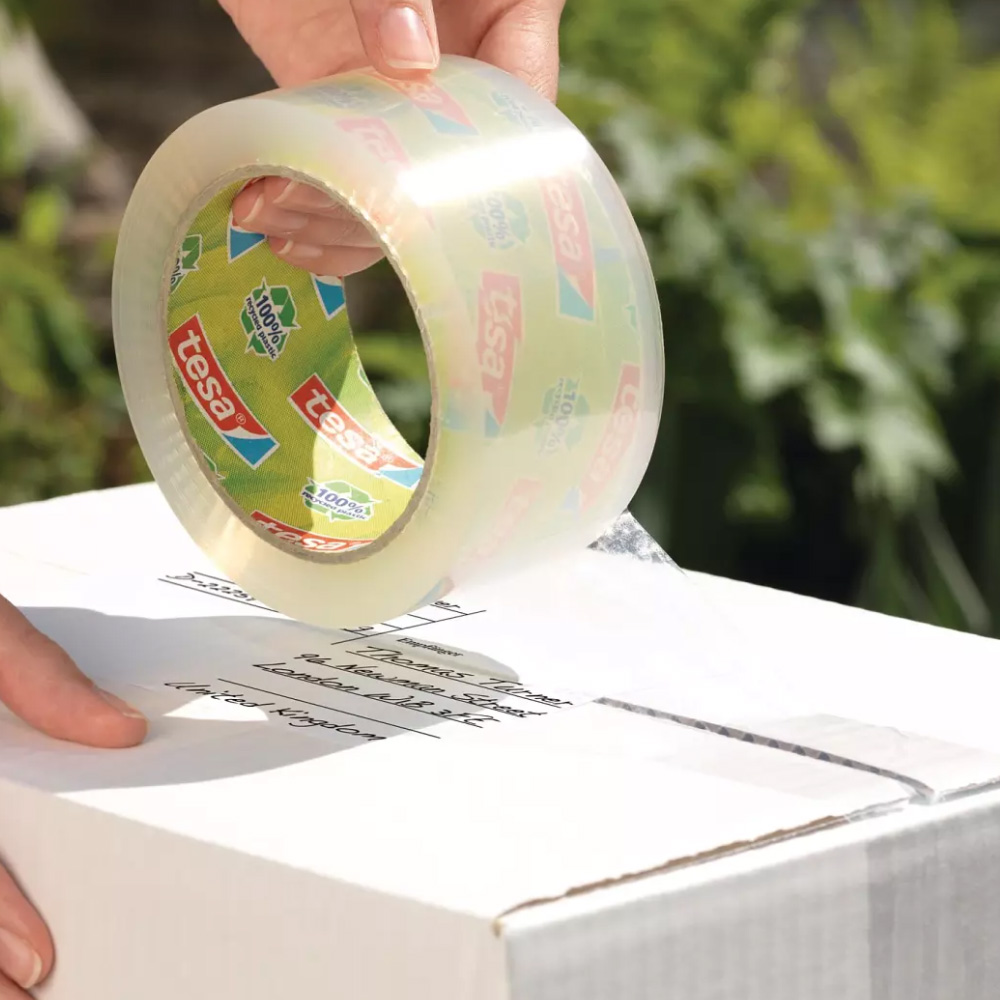 tesa® 58156 100% Recycled Plastic Packaging Tape